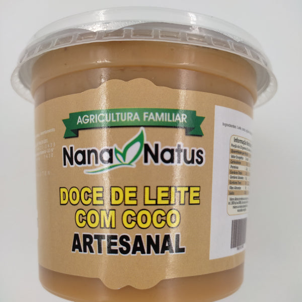 DOCE DE LEITE COM COCO NANA NATUS 500G – Armazem do Campo On-Line